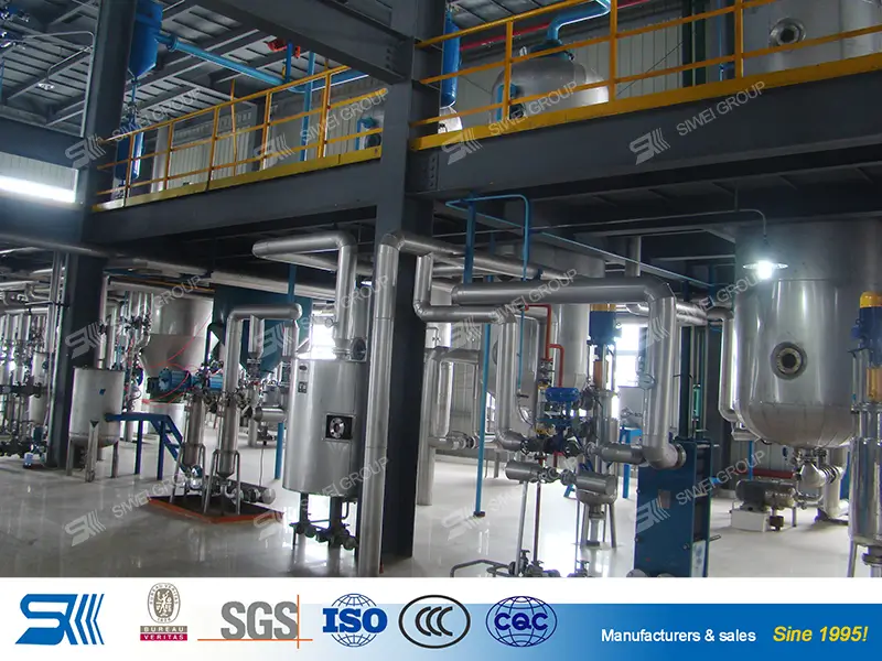 Oil Fractionation Production Line - Zhengzhou Siwei Grain & Oil ...