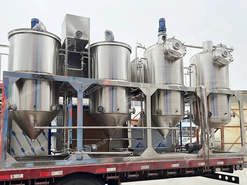Small-Scale Crude Oil Refining machine - Zhengzhou Siwei Grain & Oil ...