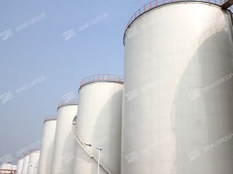 30,000 tons oil storage tank project - Zhengzhou Siwei Grain & Oil ...